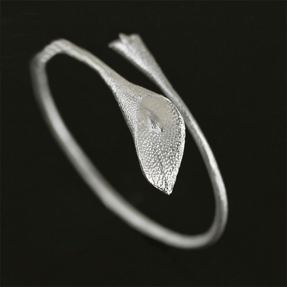 Ethnic Lotus Calla Designer Handmade Bangle Bracelet - Handmade ...